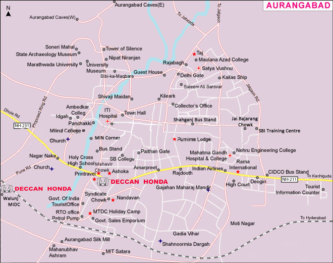 Contact Us in Aurangabad | Deccan Honda Pune India